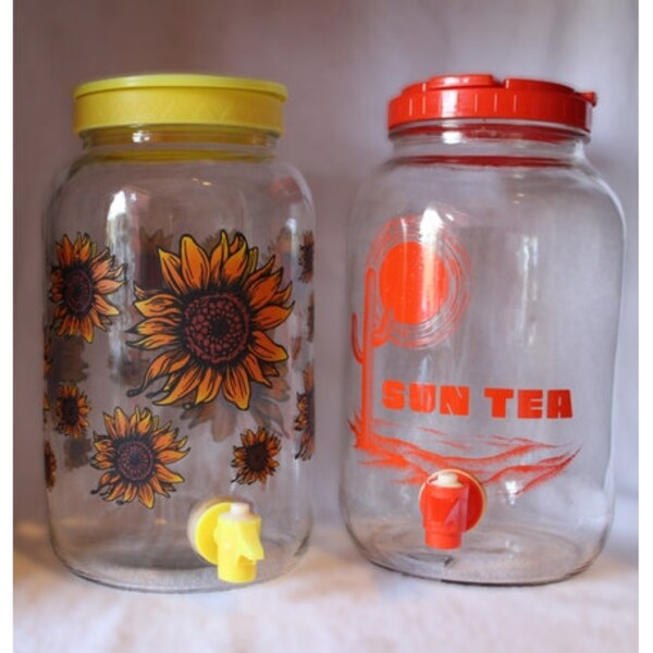 Glass Sun Tea Pitcher - Etsy
