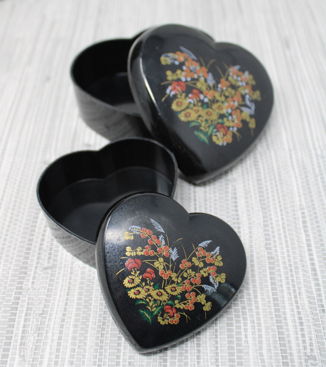 Vintage Stacking Japanese Trinket Boxes - Yamanaka Japan Stacking Boxes ...