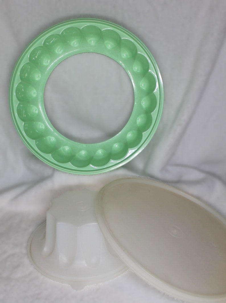 Vintage Tupperware Jello Mold 3 Piece Mold Mint Green 1201 1202 1203 - Etsy