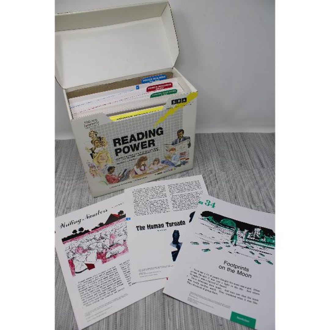 Vintage Hooked on Phonics SRA Reading Power Box Set - Includes Four (4 ...