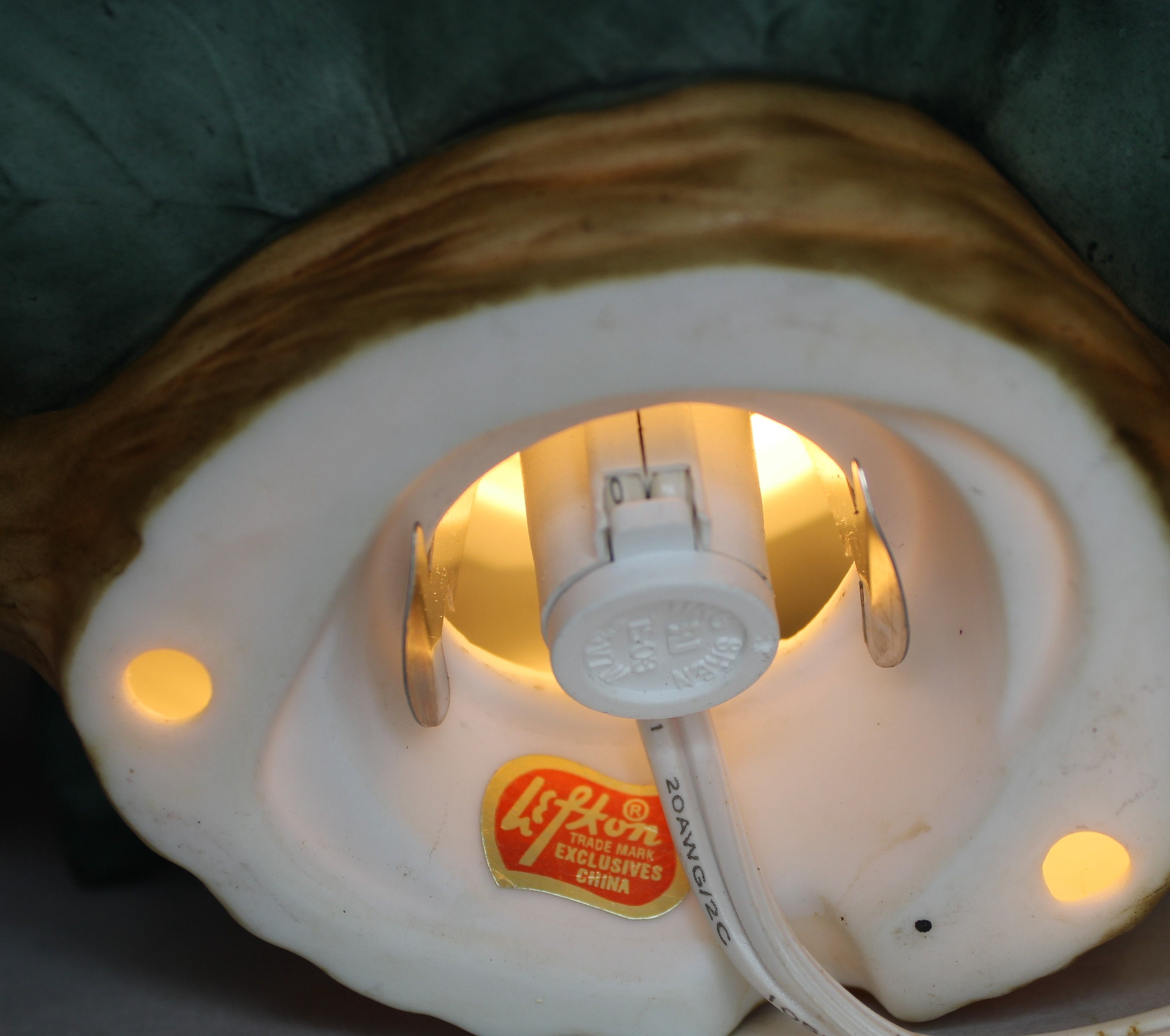 Vintage Lefton Hand Painted Porcelain Rose Corded Night Light - Etsy