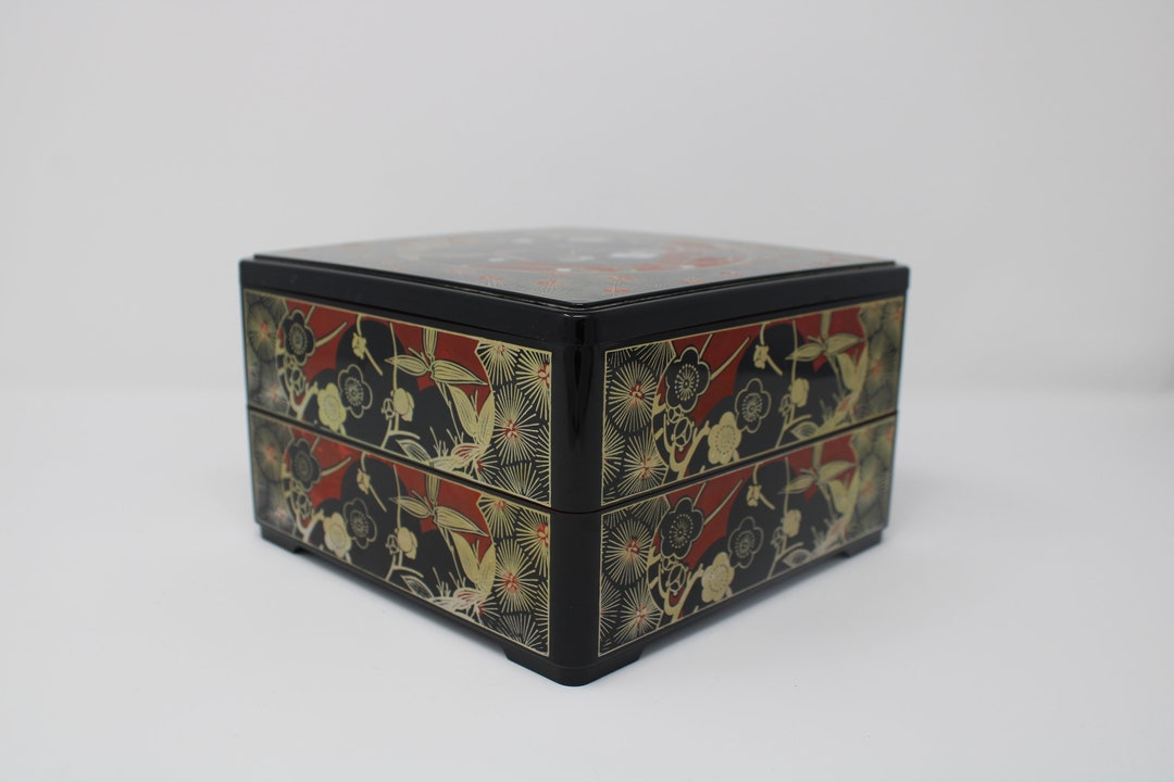 Vintage Stacking Japanese Trinket Boxes Yamanaka Japan Stacking Boxes ...