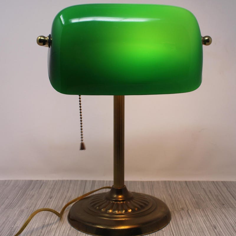 Bankers Lamp - Etsy