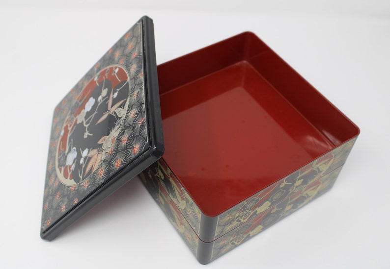 Vintage Stacking Japanese Trinket Boxes Yamanaka Japan Stacking Boxes ...