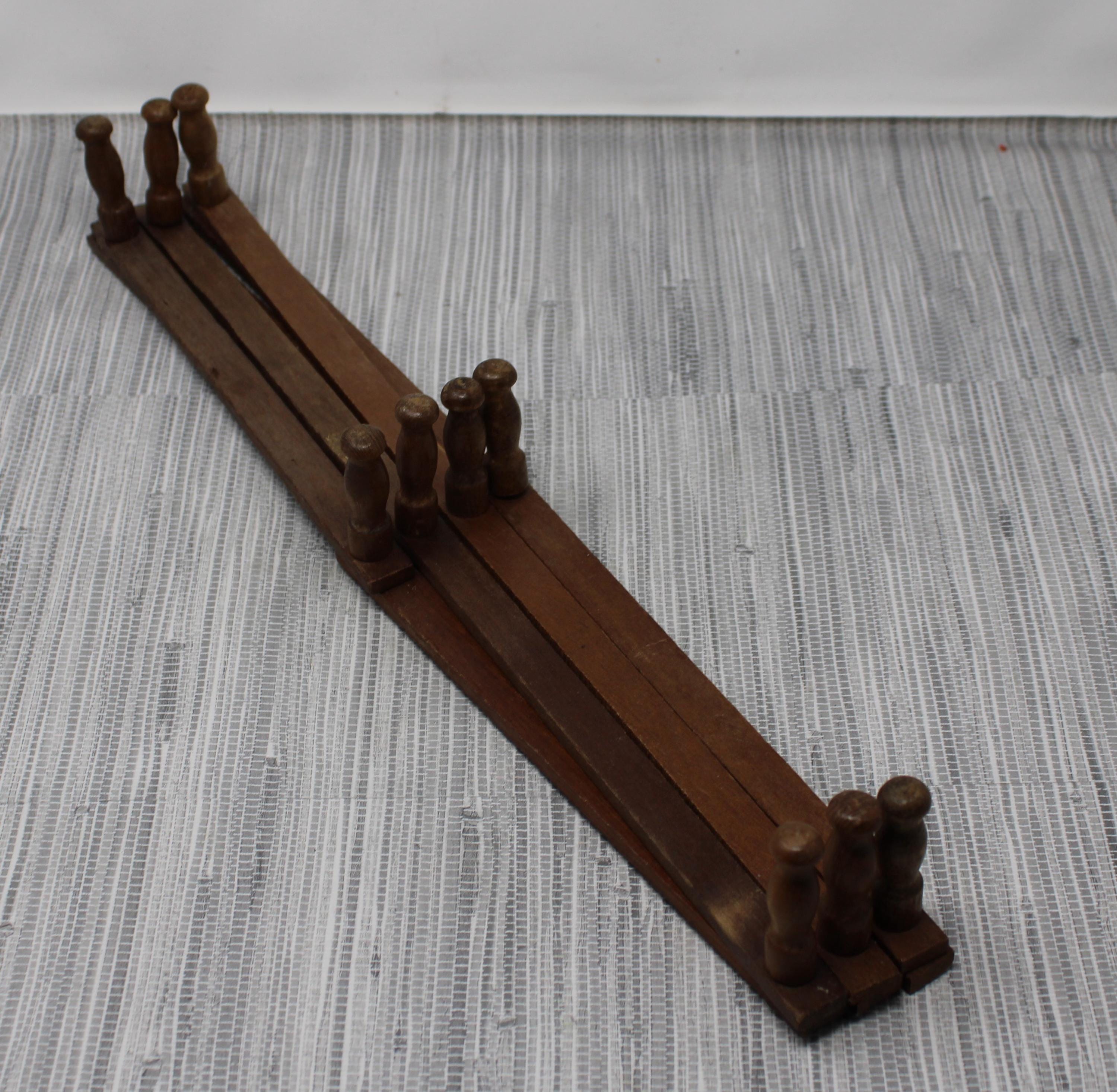 Large Vintage Accordion Expandable Peg Rack 10 Pegs, Coat Rack, Coffee ...