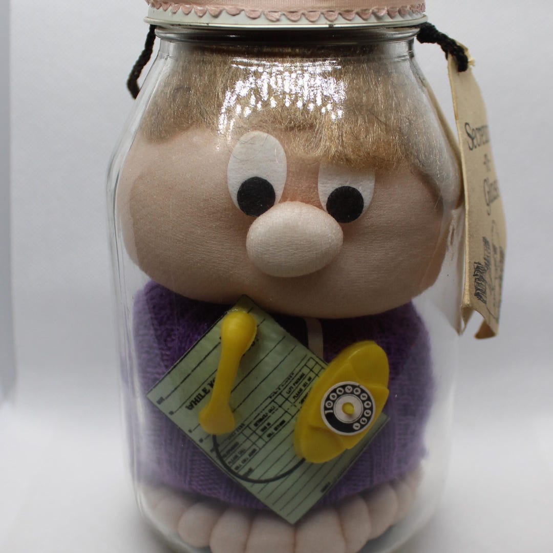 Vintage 1982 Diane Gifts 'secretary -n- Glass' Doll in Jar, Secretary ...