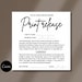 Photography Print Release Form Template, Square Card (canva) - Etsy