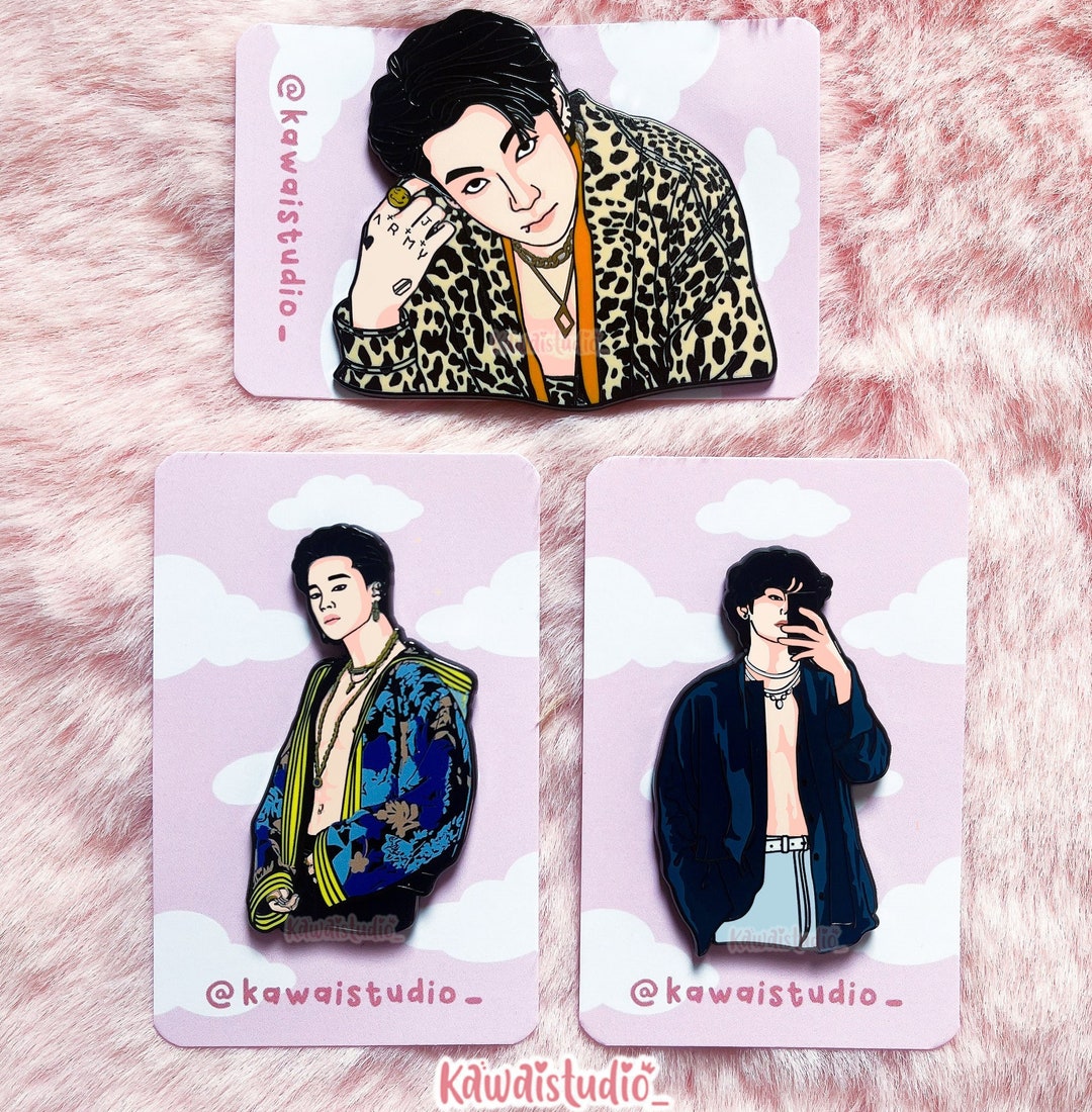 Bts Chapter 2 Series Jk, Jimin, V Enamel Pin BTS Merchandise Bts ...