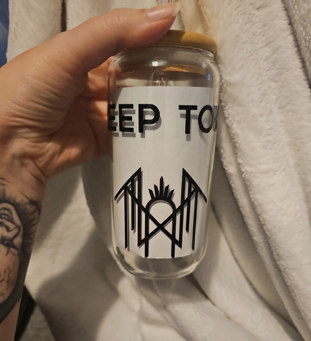 Sleep Token Glass Drink Can - Etsy