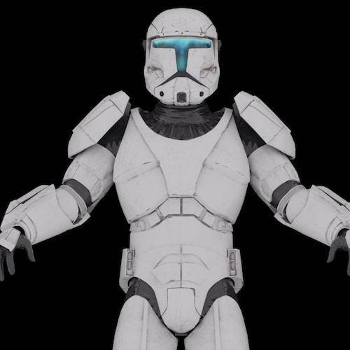 Old Republic Trooper Wearable Armor Helmet 3D Model STL - Etsy