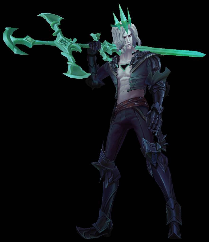 Viego Ruined King Armor Pieces and Sword - League of Legens Ruined King ...