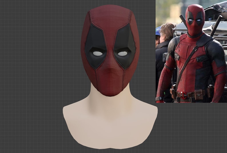 Deadpool Faceshell-mask Movie Version 3D Print File-ryan | Etsy