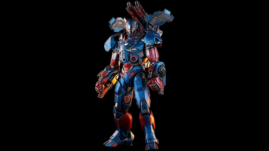 Iron Man War Machine Endgame Wearable Armor + Helmet + EXTRAS - War ...