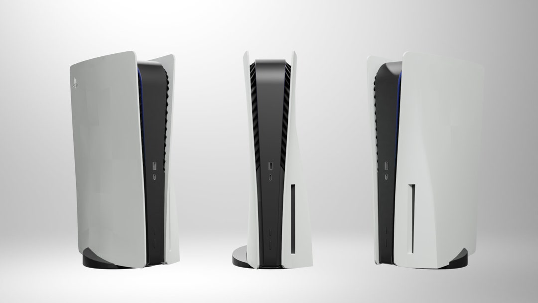 Playstation 5 Model 3D Print File - PS5 3D Print File (standart Edition ...