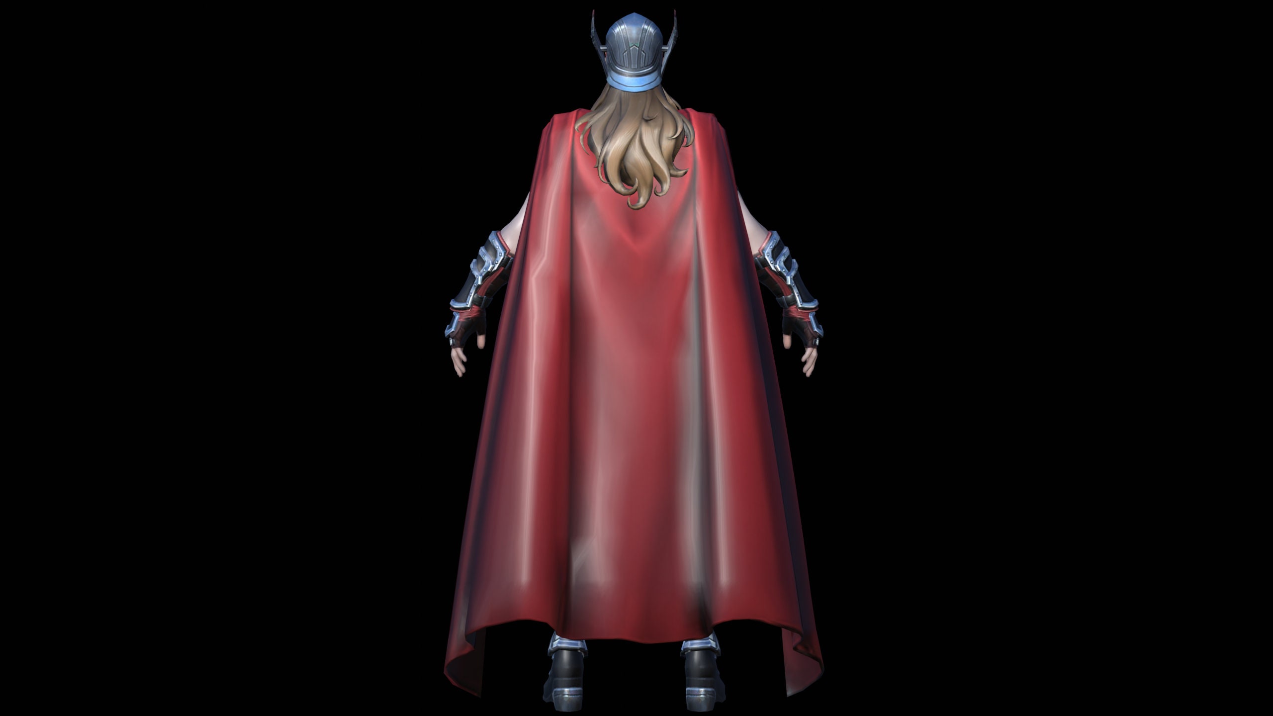 Mighty Thor Full Armor + Helmet + Hammer - Jane Foster Full Body Armor ...