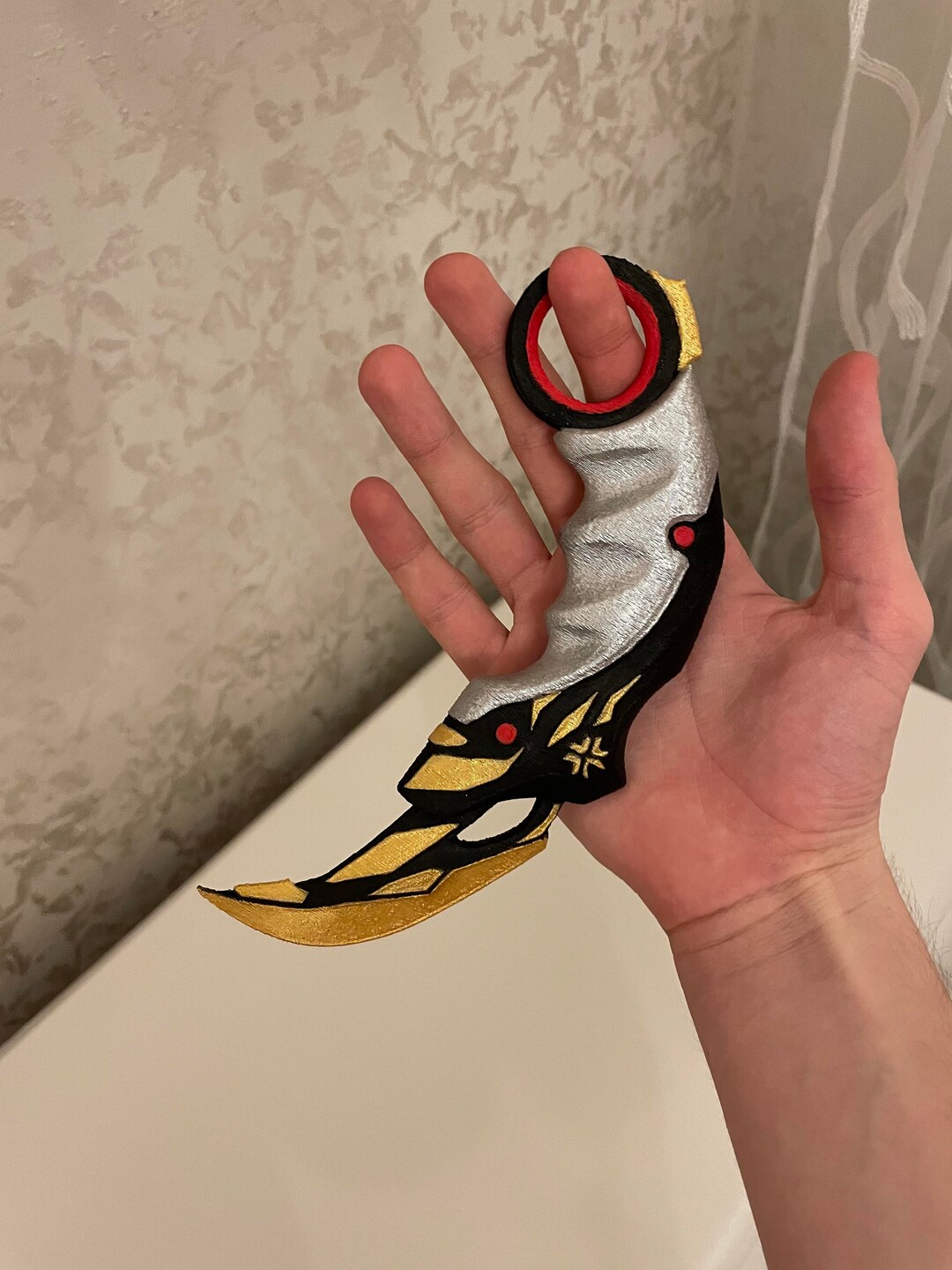 Valorant Champions Karambit Knife 3D Printed Valorant Knife Etsy New Valorant Champions Karambit Knife 3D Printed Valorant Knife Etsy New