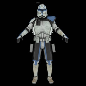 Captain Rex Phase 2 Wearable Armor, Helmet and Jetpack - 3D Model - STL ...