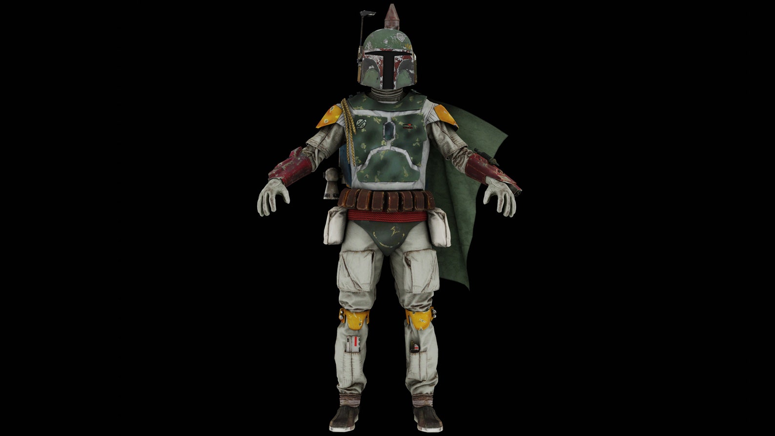 Boba Fett Wearable Cod Armor - Return of the Jedi ROTJ - 3D Model - STL ...