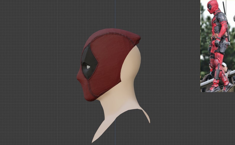 Deadpool Faceshell-mask Movie Version 3D Print File-ryan | Etsy