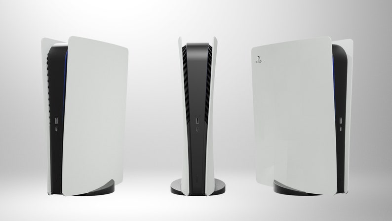 Playstation 5 Model 3D Print File - PS5 3D Print File (digital Edition ...