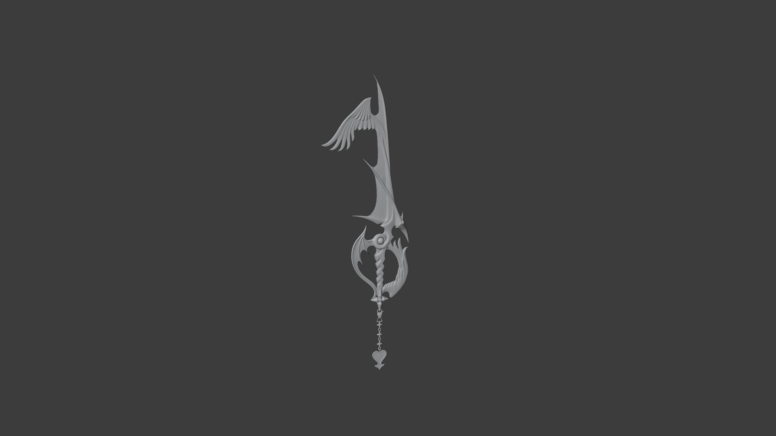 Kingdom Hearts Way to the Dawn Keyblade 3D Model - STL File - 3D Print ...