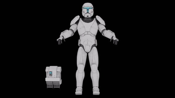 Republic Commando Armor Kit Helmet Star Wars 3D Model - Etsy