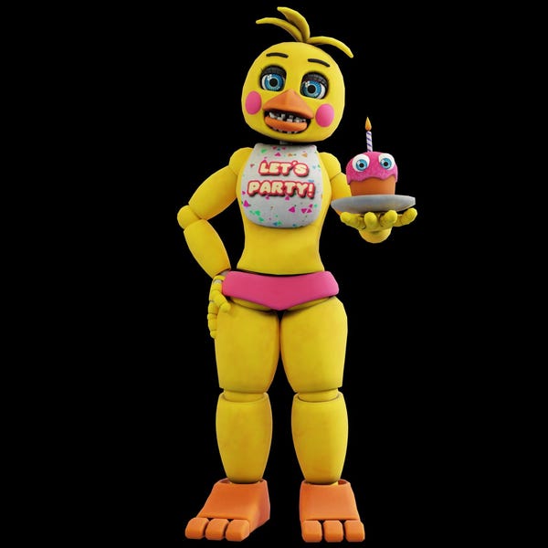 Toy Chica 3d Model - Etsy