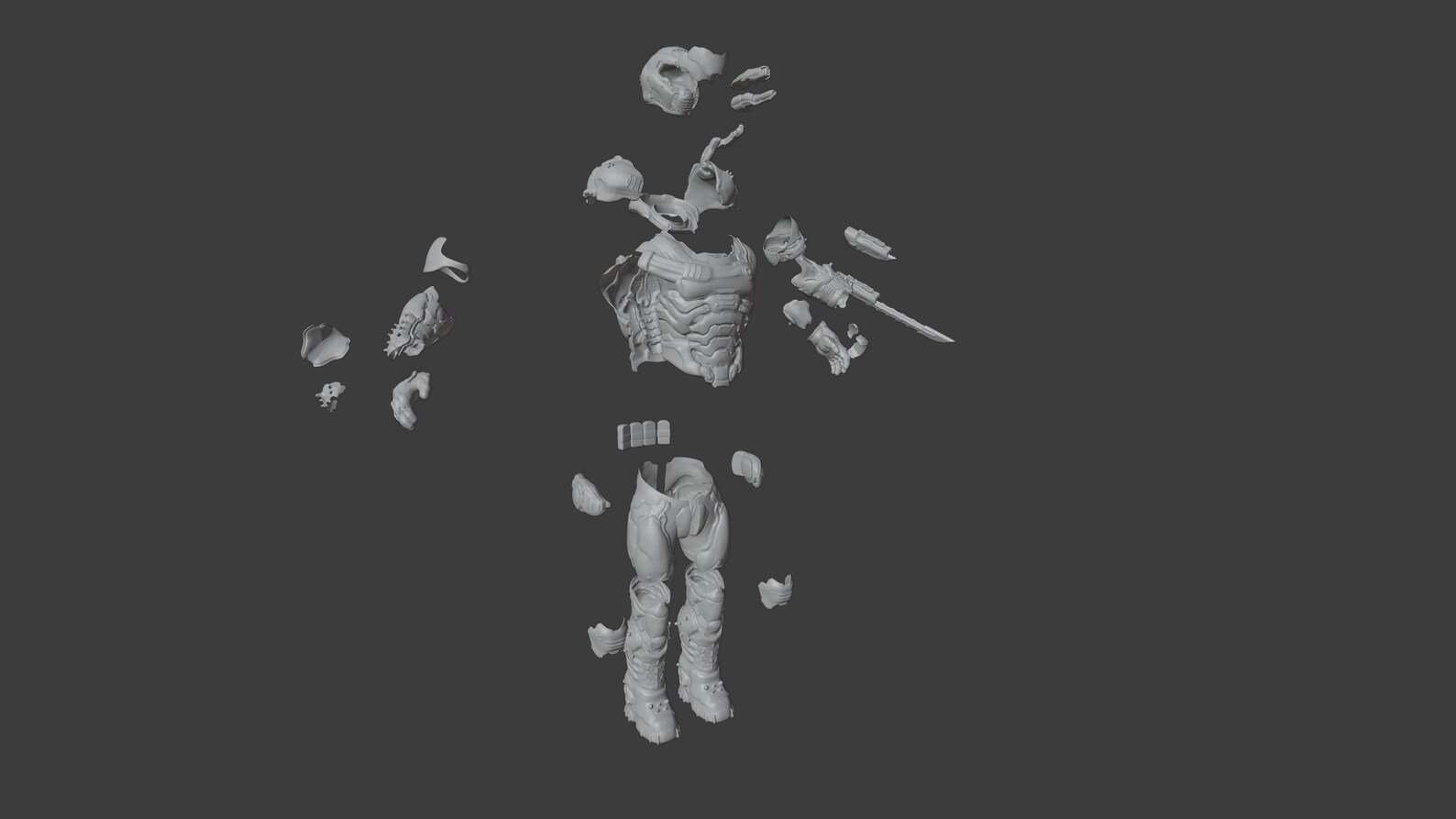 Doom Slayer Doomguy Wearable 3D Model Doom Eternal | Etsy Doom Slayer Doomguy Wearable 3D Model Doom Eternal | Etsy