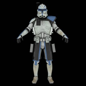 Captain Rex Phase 2 Wearable Armor, Helmet and Jetpack - 3D Model - STL ...
