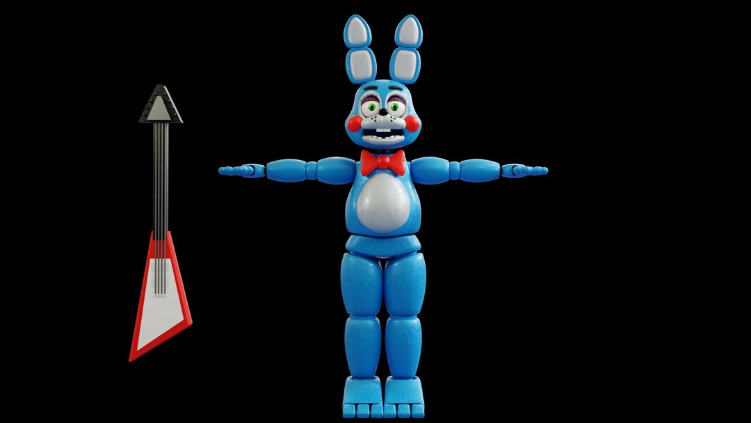 FNAF 2 Toy Bonnie Wearable Helmet Mask Furry Fnaf 2 Movie Custom Bonnie ...