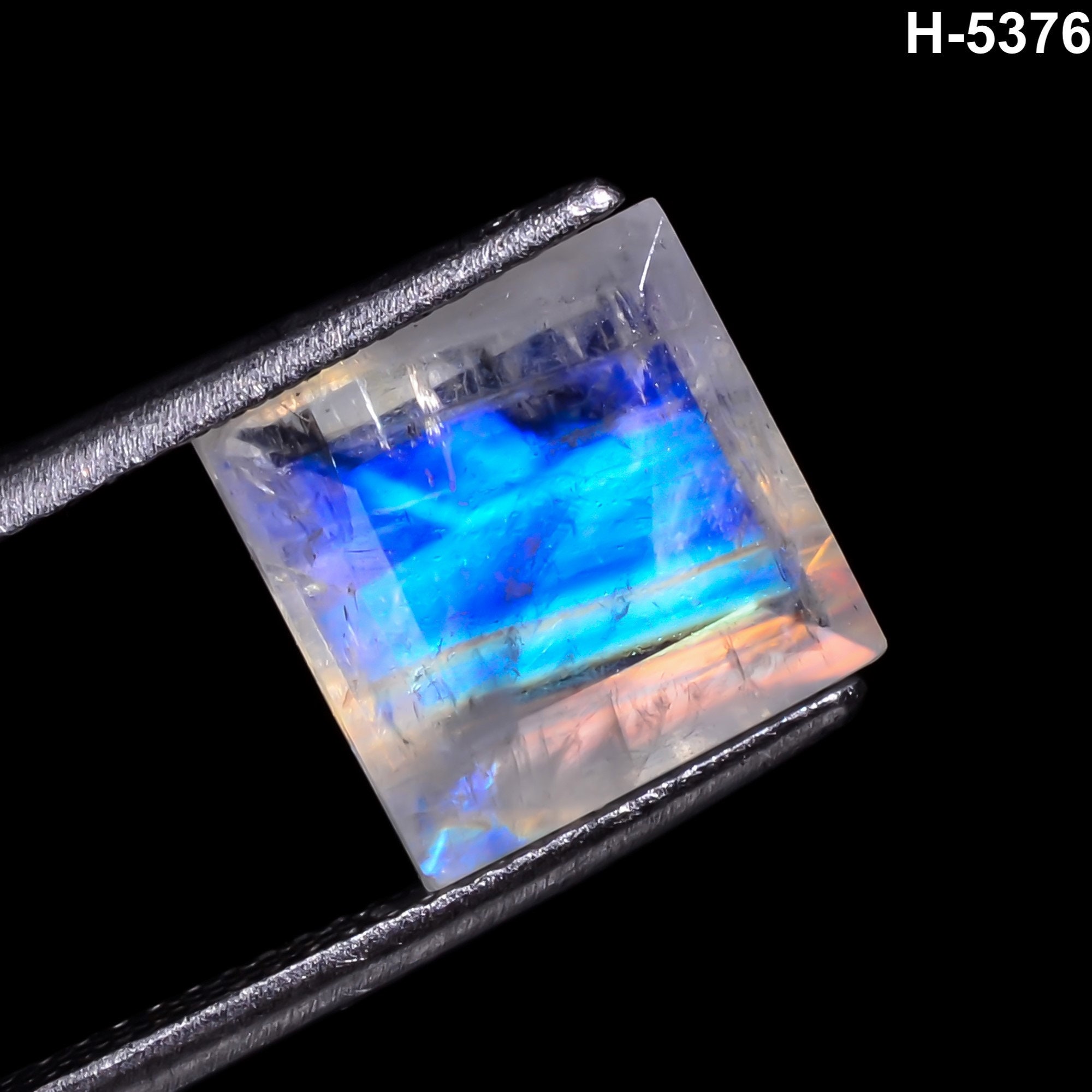 Awesome Rainbow Moonstone Faceted Cut Stone Top Grade Quality 100% ...