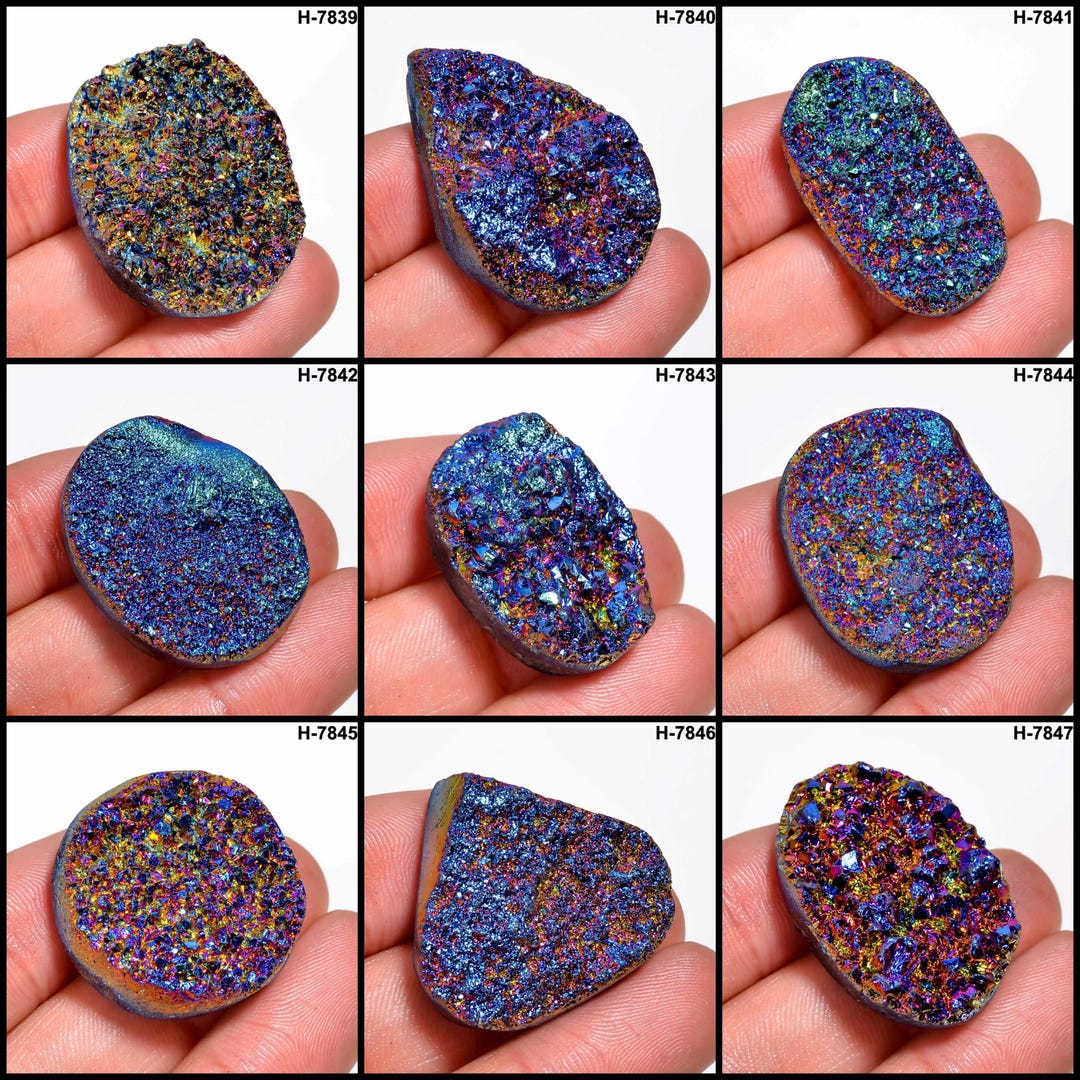 Legendary Titanium Druzy Top Grade Quality Titanium Coated Druzy ...