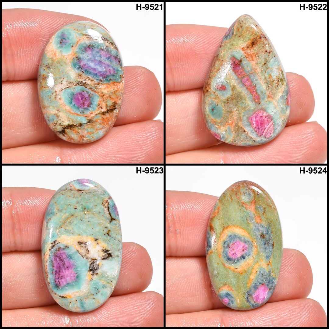 Glorious Ruby Fuchsite Top Grade Quality 100% Natural Ruby Fuchsite ...