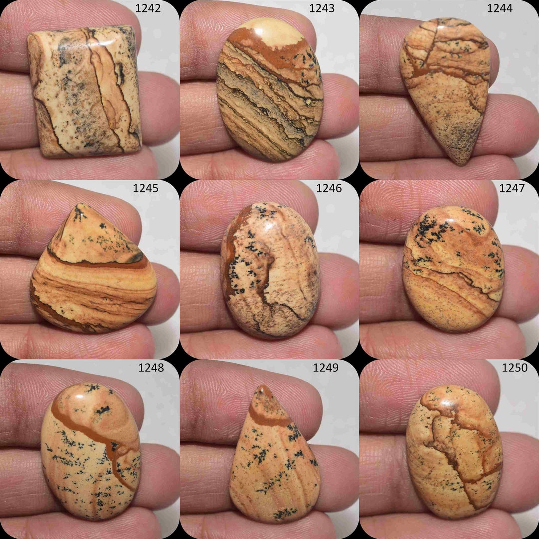 Rare Pitcher Jasper AAA Quality Pitcher Jasper Cabochon Loose Gemstone ...