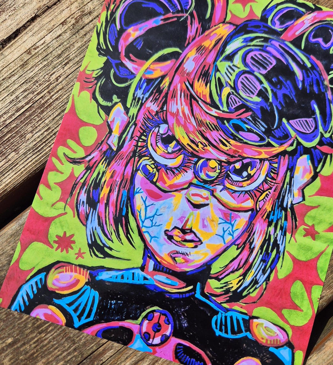 Miraculous Ladybug Shadybug Toxinelle A5 Glossy Print - Etsy