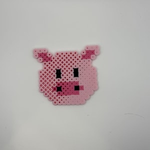 Pig Face Perler Bead - Etsy