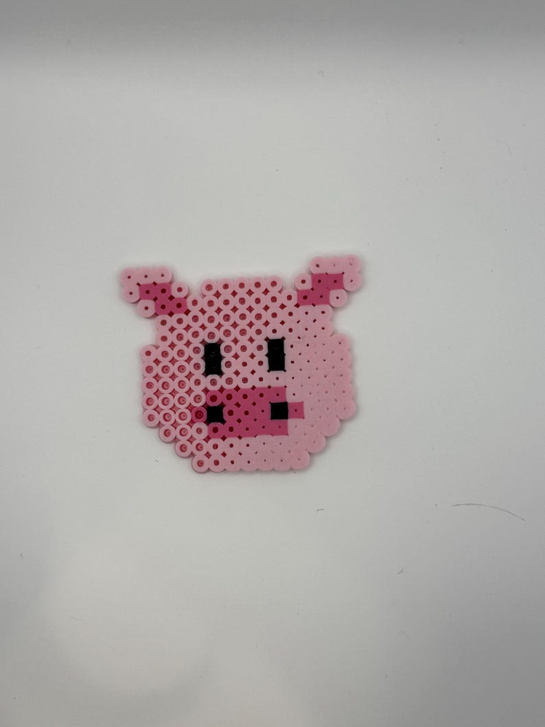 Pig Face Perler Bead - Etsy