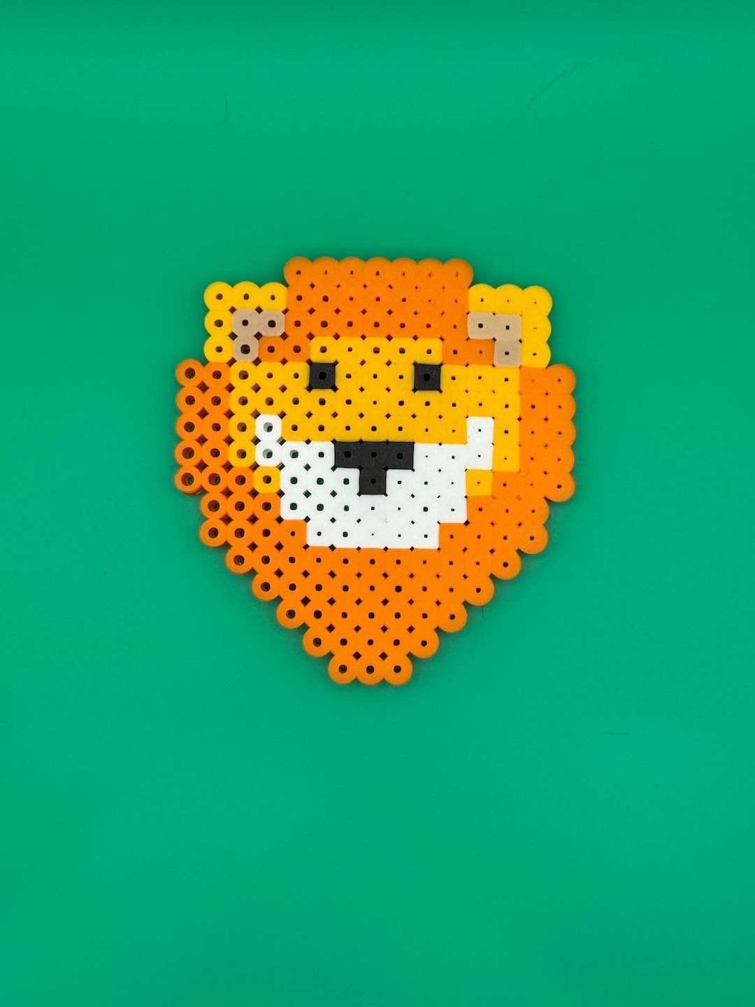 Lion Face Perler Bead - Etsy
