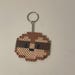 Sloth Face Perler Bead Keychain - Etsy