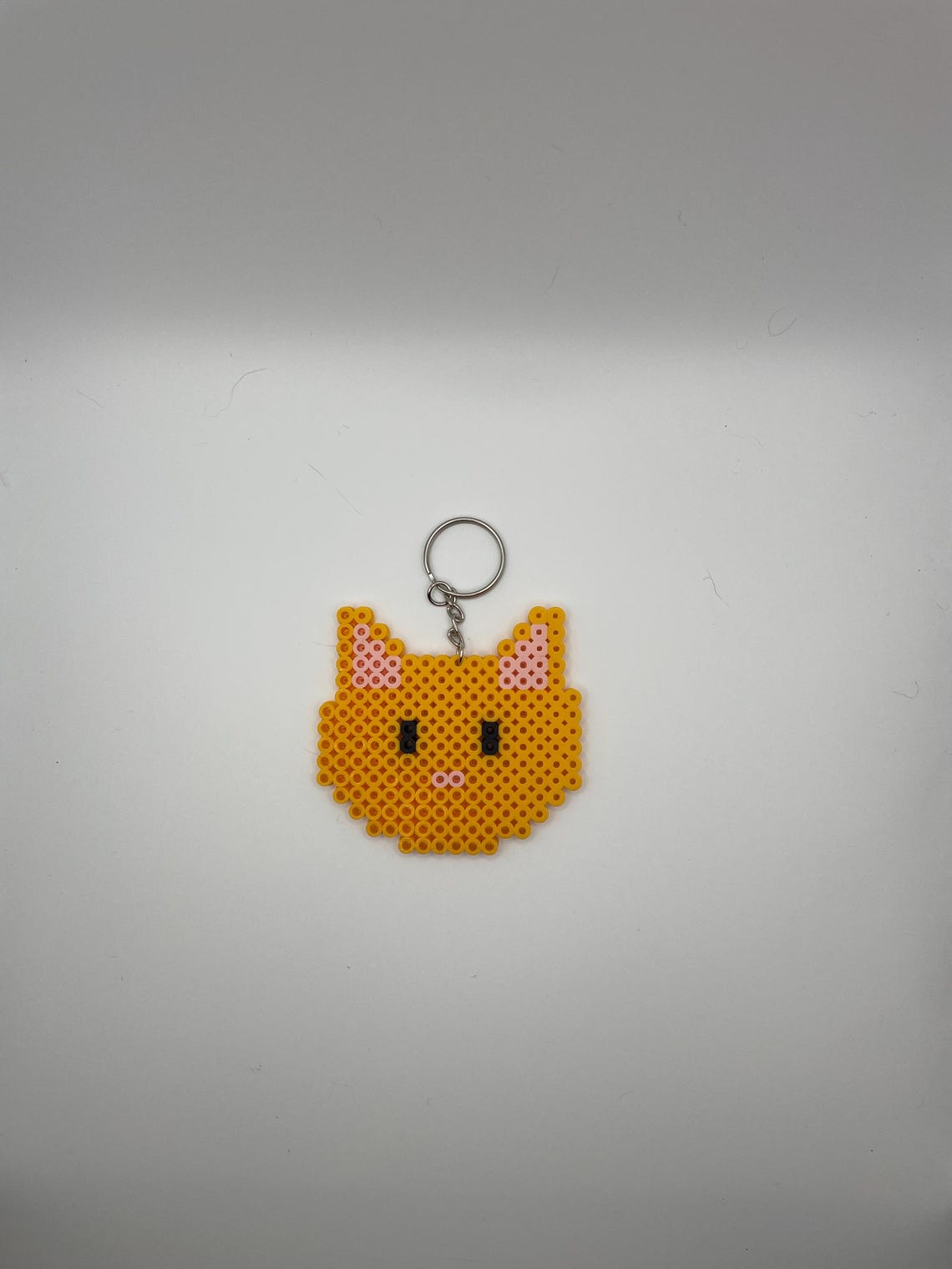 Ginger Cat Face Keychain - Etsy