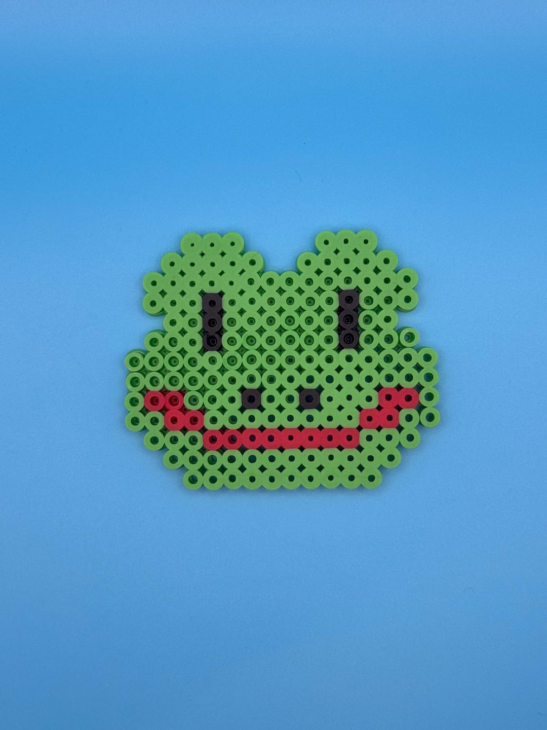 Frog Face Perler Bead - Etsy