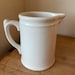 Antique Homer Laughlin Ironstone Porcelain White Pitcher - Etsy