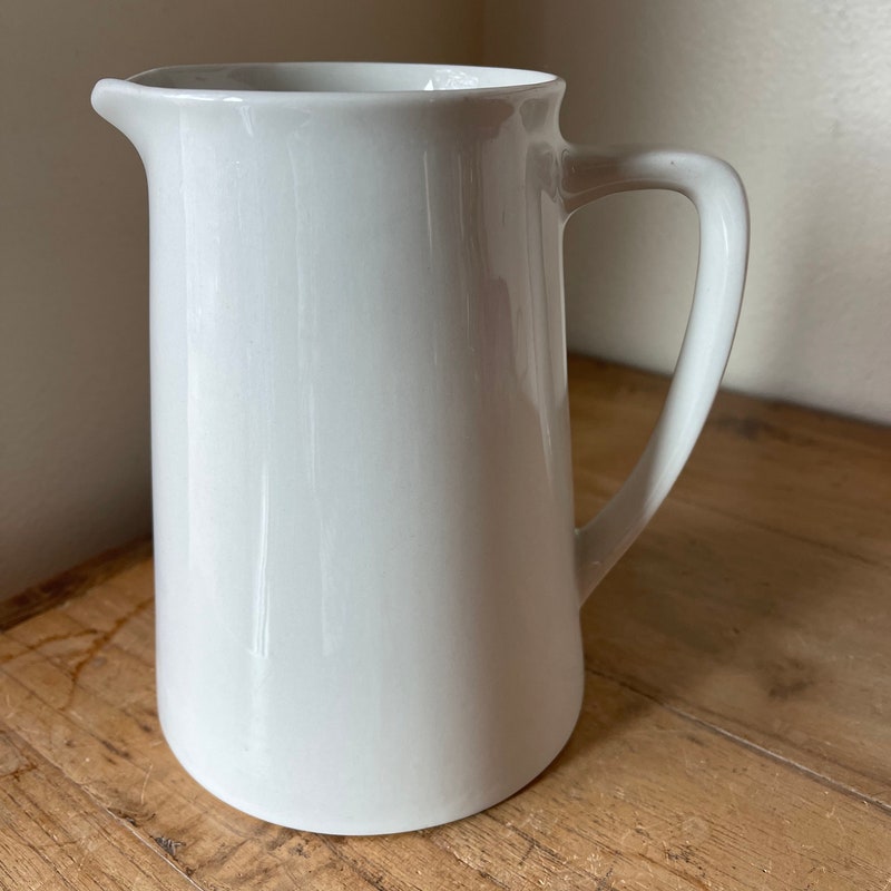 White Pitchers - Etsy