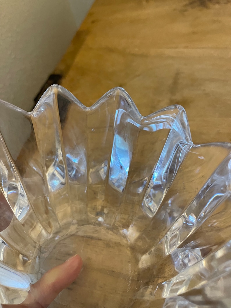 Vintage Orrefors Crystal Fleur Glass Bowl Jan Johansson | Sweden - Etsy