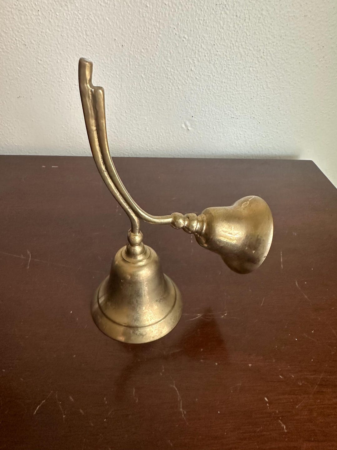 Vintage Brass English Double Bell | Christmas Holiday Seasonal Decor - Etsy