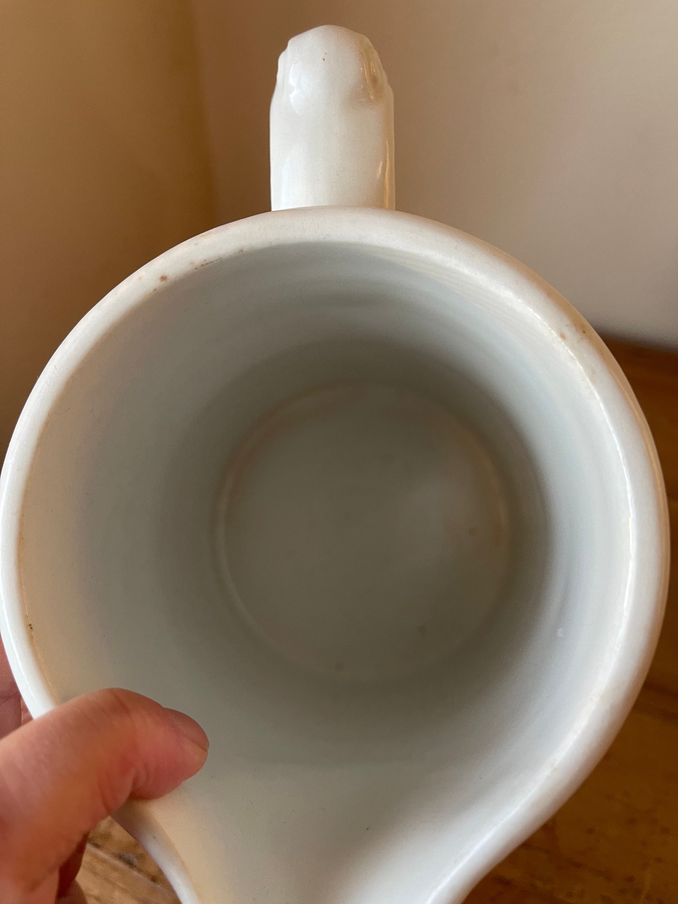 Antique Homer Laughlin Ironstone Porcelain White Pitcher - Etsy