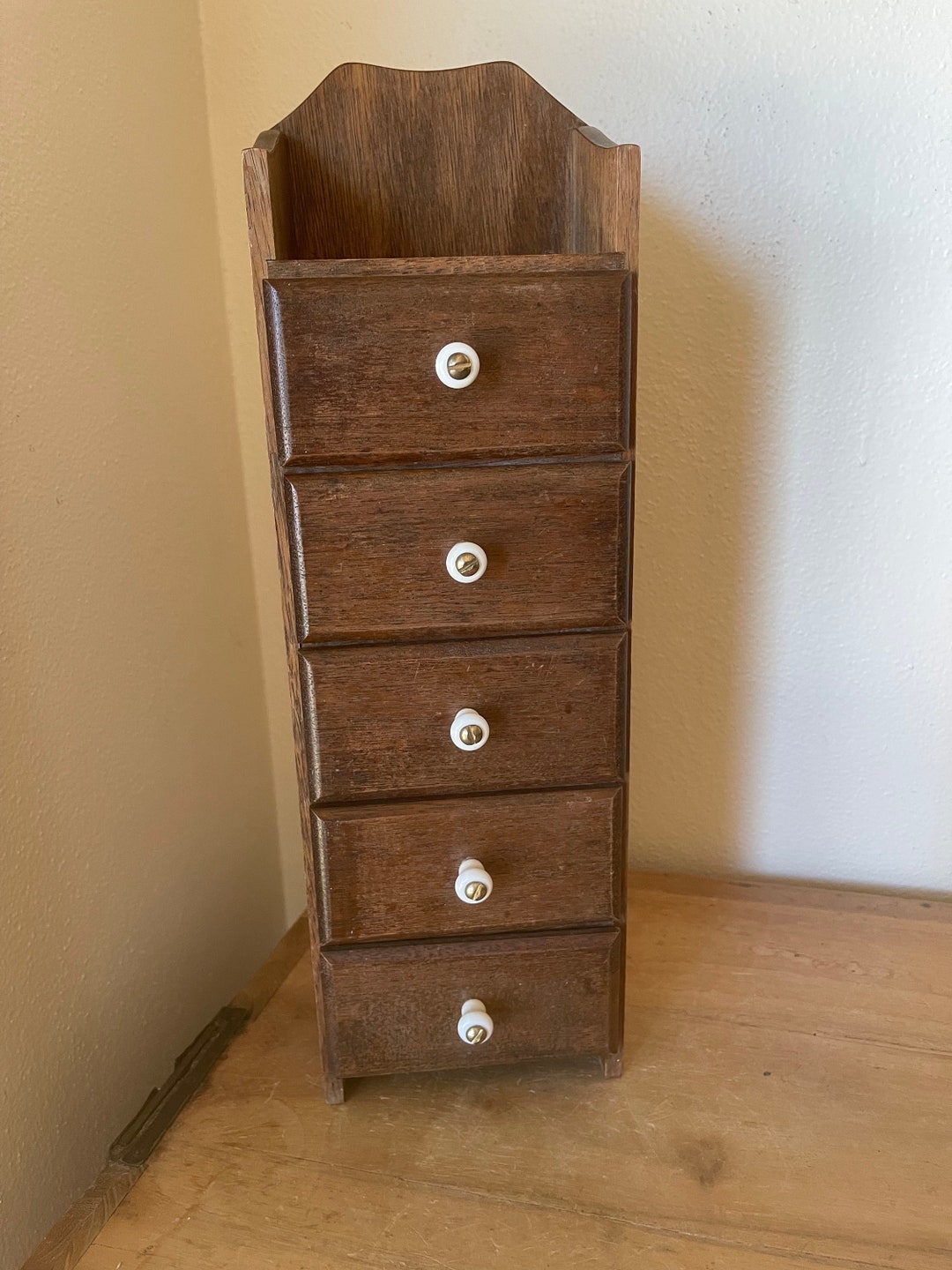 Vintage Decorative Wood Mini Drawers for Spices or Trinkets - RESERVED ...