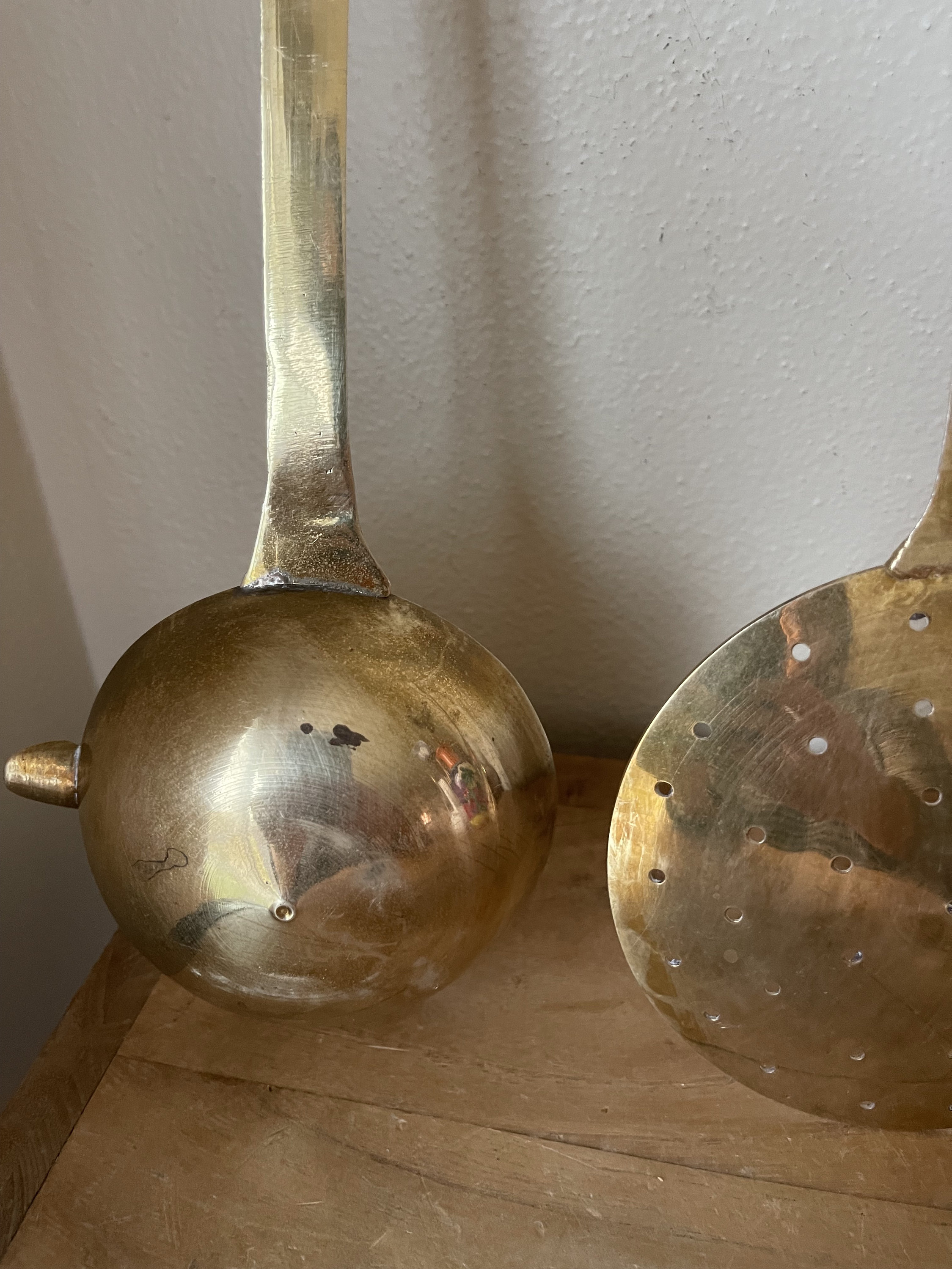 Vintage Brass Decorative Spoon Set Kitchen Wall Decor Decor - Etsy