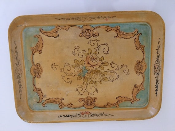 Vintage Paper Mache Valet Tray Made in Japan 1940s - Etsy