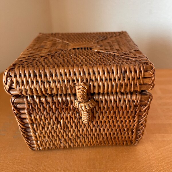 Wicker Box - Etsy
